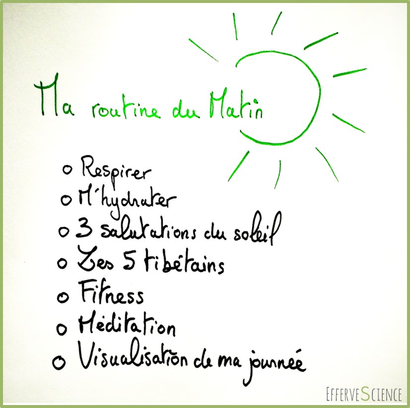 Ma routine du matin | EfferveScience